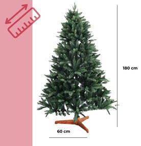 Jurhan Umělý vánoční stromeček FROST, 180cm, zelená