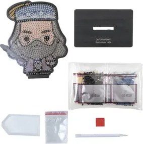 CRYSTAL ART Postavička Brumbál / Diamantové malování / Se stojánkem /