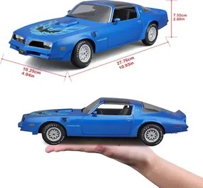 Maisto - 1978 Pontiac Firebird Trans AM, metal modrá, 1:18
