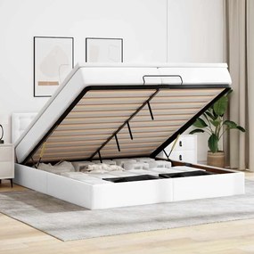 vidaXL Osmanský rám postele s matrací černá 90x190cm cm umělá kůže