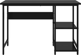 PC stůl černý 105 x 50 x 72 cm MDF a kov 20550