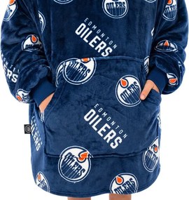 Mikinová televizní deka NHL Edmonton Oilers - vel. S