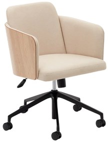 Béžová čalouněná konferenční židle Kave Home Madai