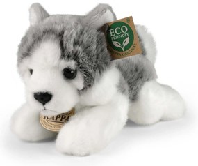 Rappa plyšový pes husky ležící 20 cm, eco-friendly