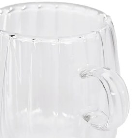 Sada dvou sklenic CEMBRA GROOVE průsvitná 732577 250 ml (2 ks)