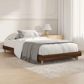 vidaXL Rám postele 90 x 190 cm kompozitní dřevo [832093] Barva: hnědý dub