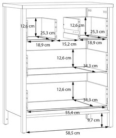 Skříňka pod umyvadlo na desku IPSARION