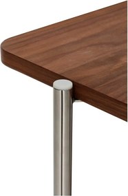 Regál v dekoru ořechu v tmavě přírodní barvě 120x120x30 cm Lyllo – Ellos Home