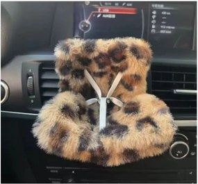 Plyšová autosedačka / židlička pro Labubu Barva: leopard