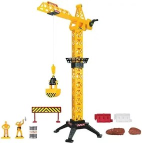 WIKY Jeřáb stavební manuální ovládání / 57 cm / Set se 2 auty a doplňk