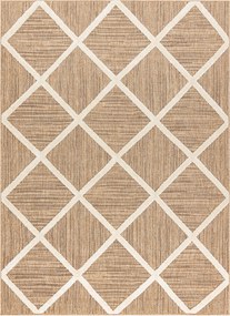 Dywany Łuszczów, Kusový koberec Spark 0708A beige/cream, 140x190, béžová, chodba / předsíň