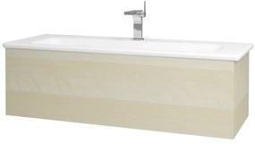 Dřevojas Koupelnová skříň VARIANTE SZZ 120 (umyvadlo Euphoria) Varianta: N01 Bílá lesk / N07 Stone