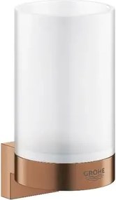 Grohe Selection - Držák skleničky/mýdelníku kartáčovaný Warm Sunset