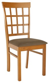 Židle, třešeň /béžovohnedá, Tempo Kondela GRID NEW