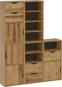 Boční skříňky 5 ks "ODDA" 40x24x79 cm Borovicový masiv 3365362