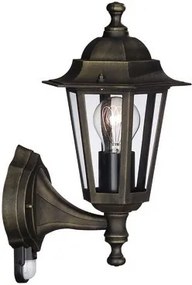 venkovní lampa s pohybovým čidlem Massive Peking 1x60W E27