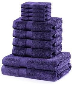 Set ručníků DecoKing Kunis tmavě modré