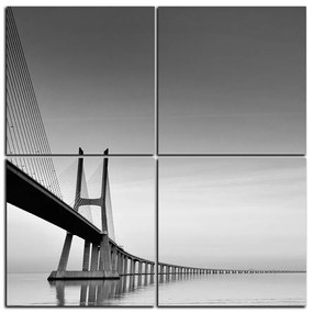Obraz na plátně - Most Vasco da Gama - čtverec 3245QE (60x60 cm)