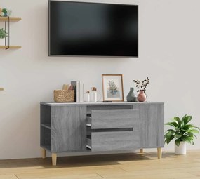 vidaXL TV skříňka 102x44,5x50 cm kompozitní dřevo [819602] Barva: hnědý dub