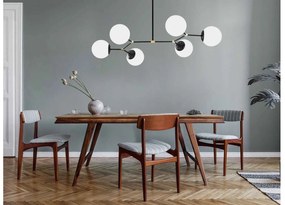 Designový lustr Faustyna 100 cm černý