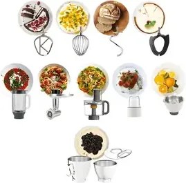 Kenwood KVL85.704SI stříbrná / Kuchyňský robot / 1200 W