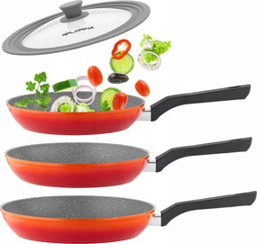 Tradiční Pánev Sada Chilli 24 cm 26 cm 28 cm Univerzální víko