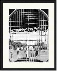 Zarámovaná fotografie Behind the Racket, v různých velikostech