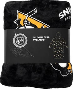 Mikinová televizní deka NHL Pittsburgh Penguins - vel. XL