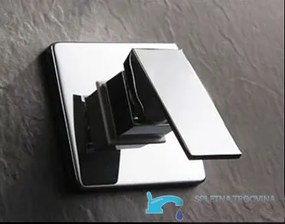 Podomítkový sprchový systém EYN PT61219 s vodopádovým výtokem v chromu, černé a dalších barevných provedeních