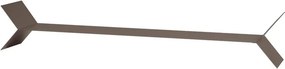 Hnědé kovové police v sadě 3 ks 80 cm Lorin – WOOOD