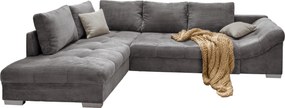 XXXLutz ROHOVÁ SEDAČKA, textil, šedá P & B - Sedací soupravy - 002310006717