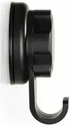 Compactor Bestlock Háčky do koupelny černá / bez vrtání / 4ks / doprod