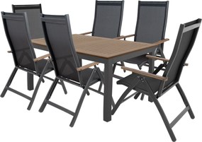 Doppler EXPERT WOOD Plus zahradní sedací souprava 6+1