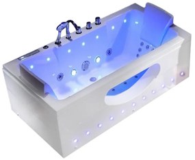 BPS-koupelny Hydromasážní vana HYD-IR933A-WH 150x84 BÍLÁ s ohřevem vody