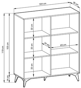 Komoda DIAMOND KD104