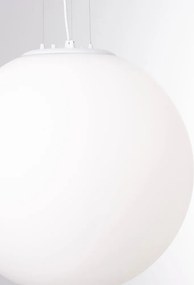 Bílé skleněné závěsné svítidlo ø 50 cm Nevoso – Nova Luce