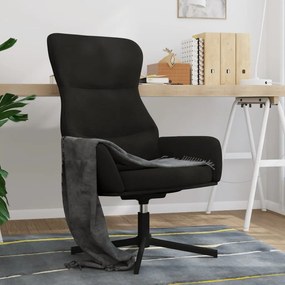 vidaXL Relaxační křeslo samet [341112] Barva: Černá