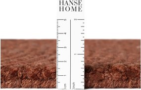 Ručně tkaný vlněný koberec v cihlové barvě 80x150 cm Calmio – Hanse Home