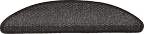 Samolepící nášlapy na schody vzhled sisal 15 ks 56x17x3 cm 326861