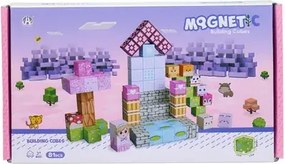 Magnetická stavebnice kostky / Stavebnice / 81 dílků / od 3 let
