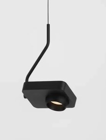 LED stmívatelné černé designové svítidlo Kedros