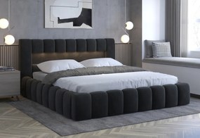 Čalouněná postel LAMICA + matrace, 180x200, monolith 85