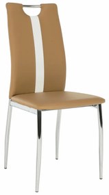 Jídelní židle Scotby (béžová + bílá). 808061