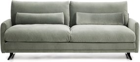 Zelená sametová pohovka 210 cm Veliro – Kave Home