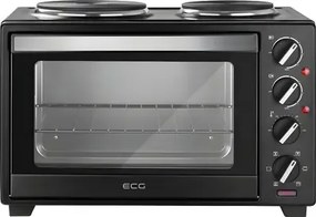ECG ETH 3001B / Elektrická trouba s vařičem / 30 l / 1600 W / 2 plotny