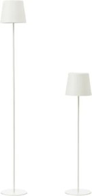 Brilliant G40890/05  Venkovní stojanová AKU lampa KAAMI bílá USB-C