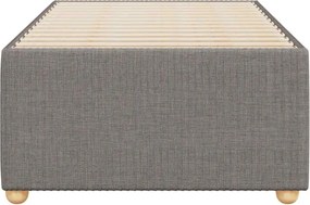 Rám postele bez matrací taupe 80x200 cm textil 3284897