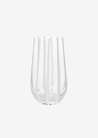 Broste Copenhagen Sklenice Stripe s proužky 550ml větší