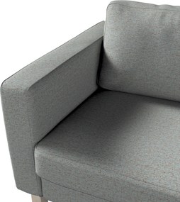 Potah na pohovku IKEA Karlstad, 3-místná, rozkládací barva modrá látka pletený vzor