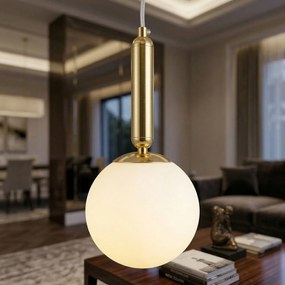 Toolight Rea, ZÁVĚSNÁ STROPNÍ LAMPA G179-3CP GOLD, OSW-07823